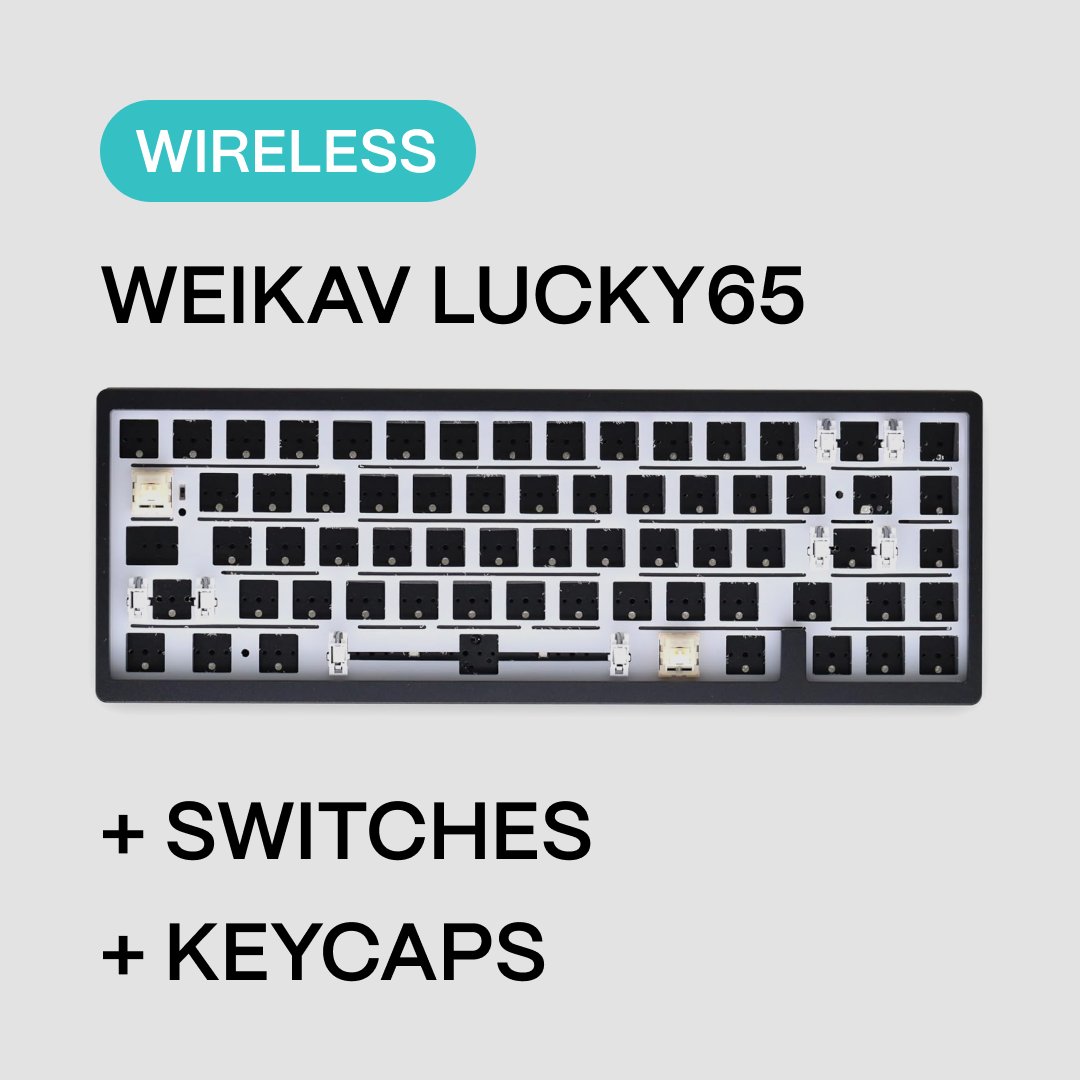 Lucky65 v2 Custom Mechanical Keyboard Bundle | Mash.sg